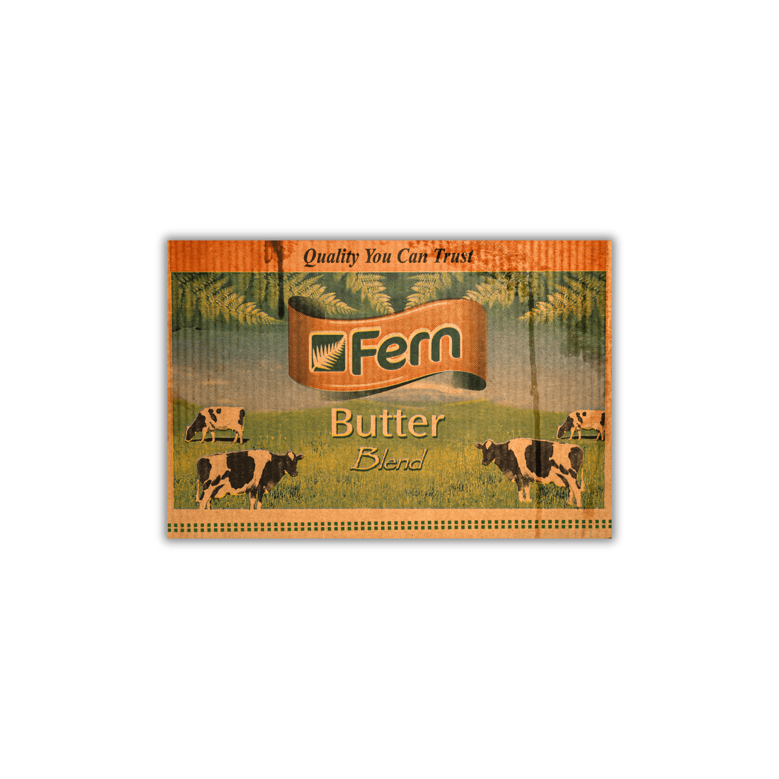 Fern Butter Blend block 25kg Net Weight: 25kg Butter and vegetable oil ...