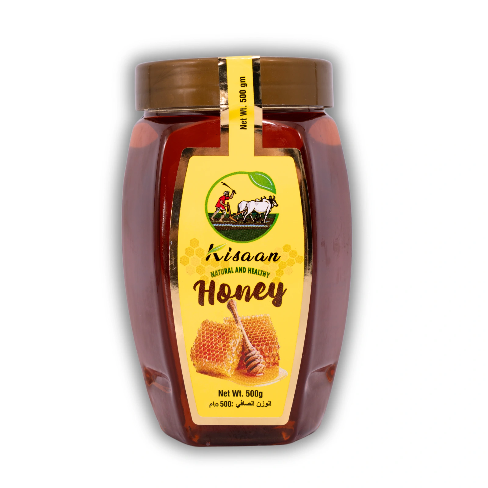 Kisaan Honey 500G * 12 pcs Pure, golden honey with a naturally sweet ...