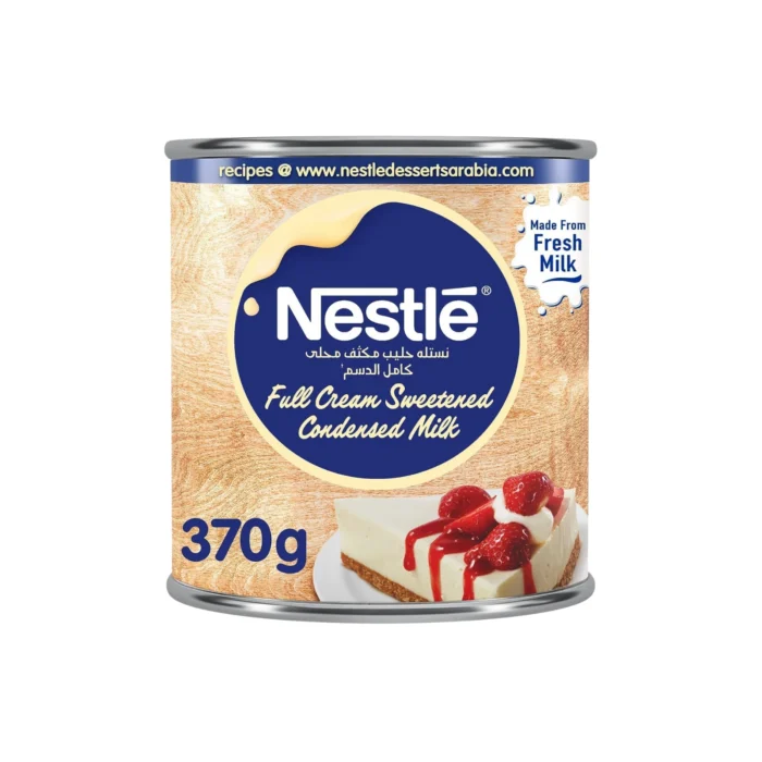 Nestle Condensed Milk 370G Rich, creamy sweetened condensed milk Smooth ...